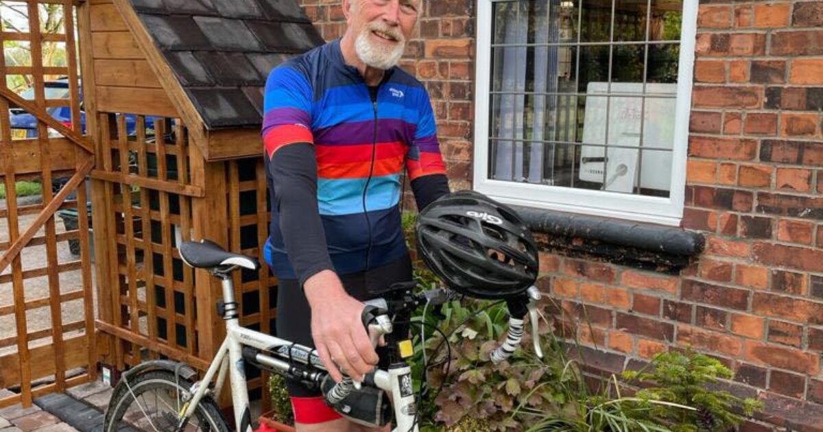 George Takes on Sunrise to Sunset Sponsored Cycle